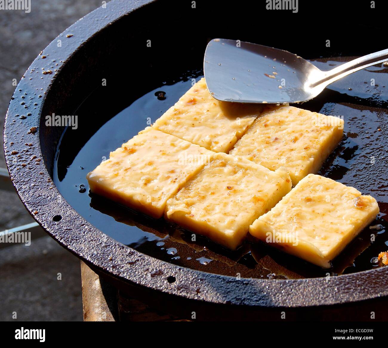 The pan-fried radish cake closeup in Taiwan Stock Photo - Alamy