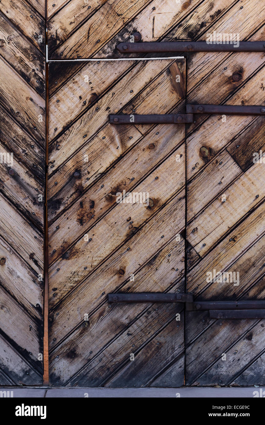 Large wooden boards with hinges hi-res stock photography and images - Alamy