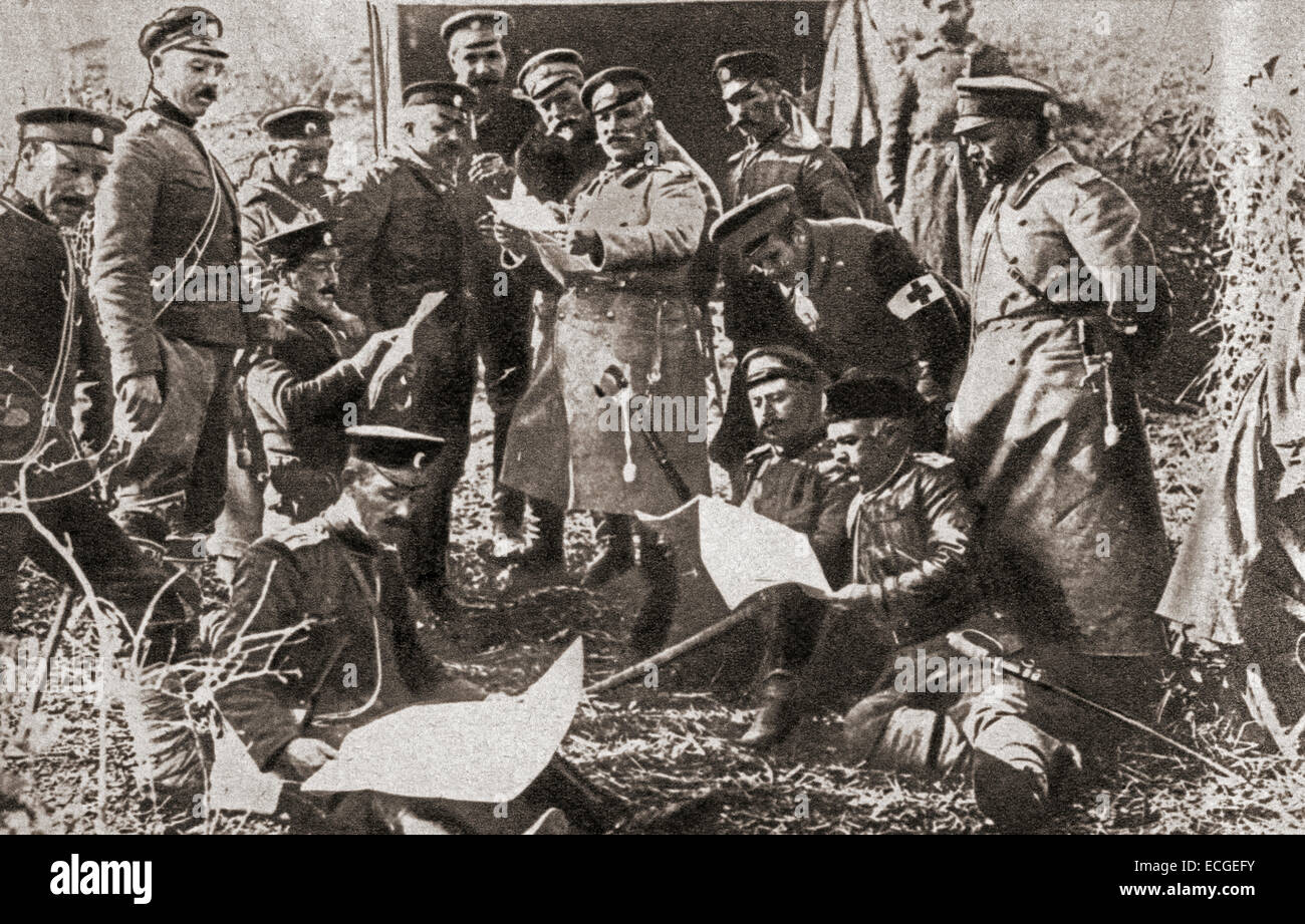 Bulgarian officers of the newly formed army of Tsar Ferdinand of ...