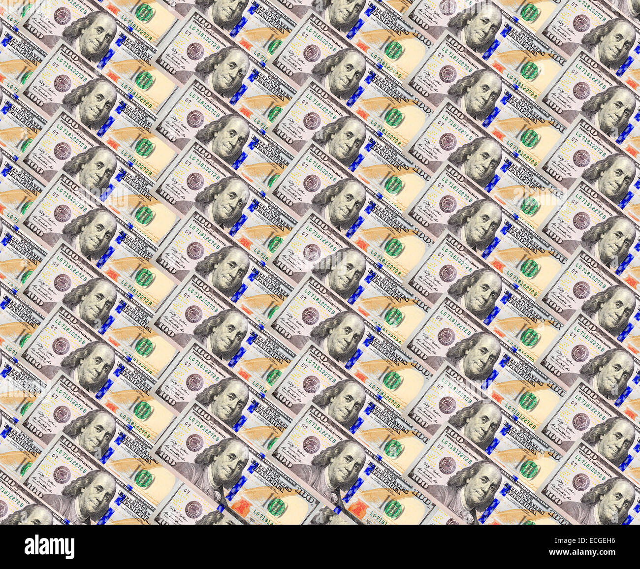 background from a lot of hundred dollar bank notes Stock Photo - Alamy