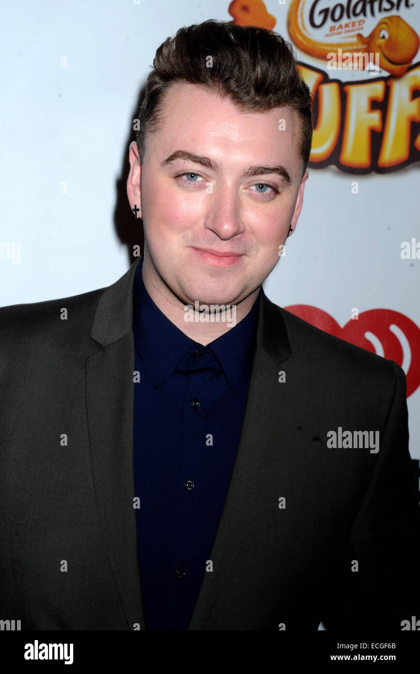 Sam Smith attends Z100's Jingle Ball at Madison Square Garden on ...