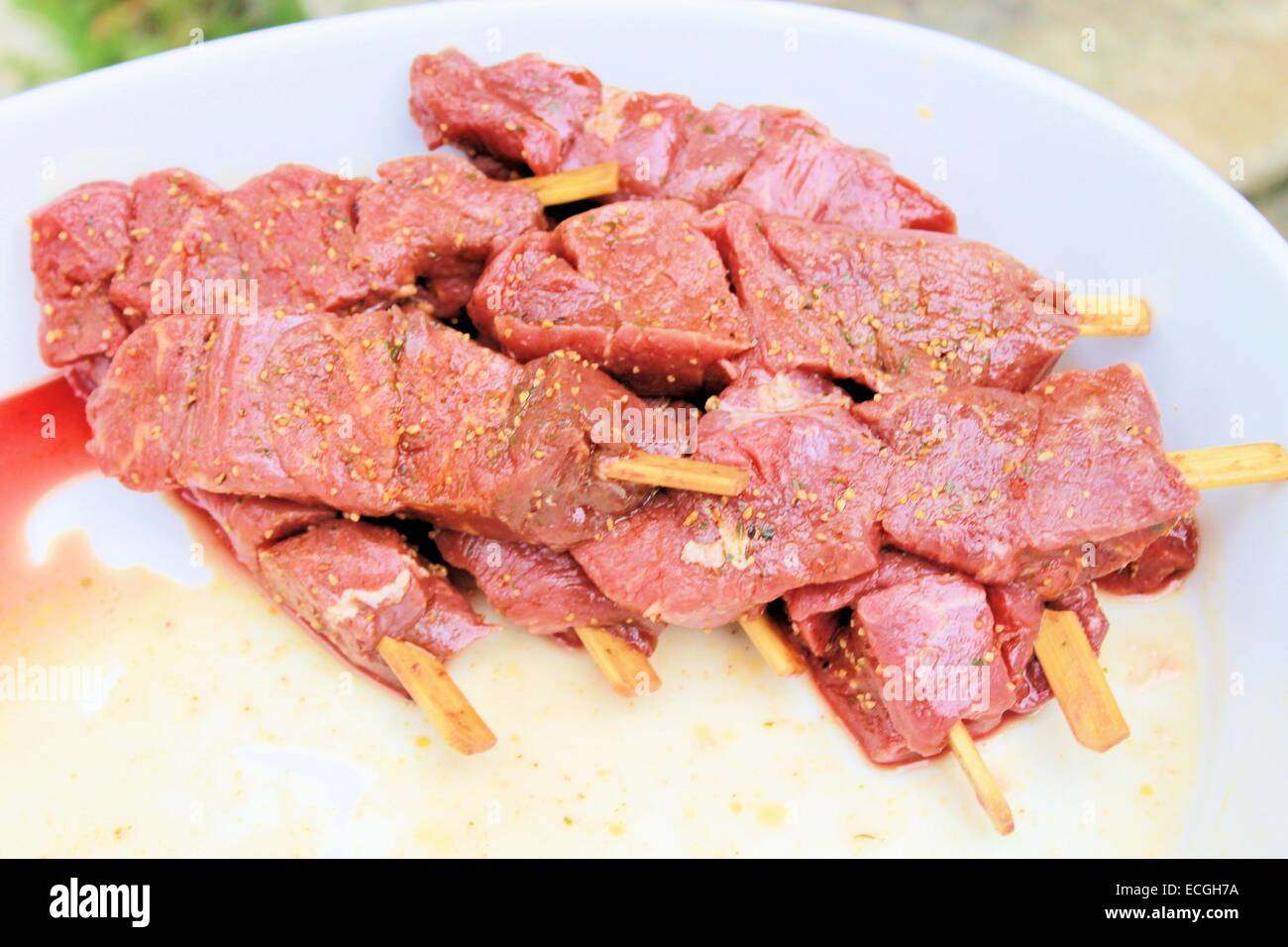 Cubed leg of lamb meat hi-res stock photography and images - Alamy