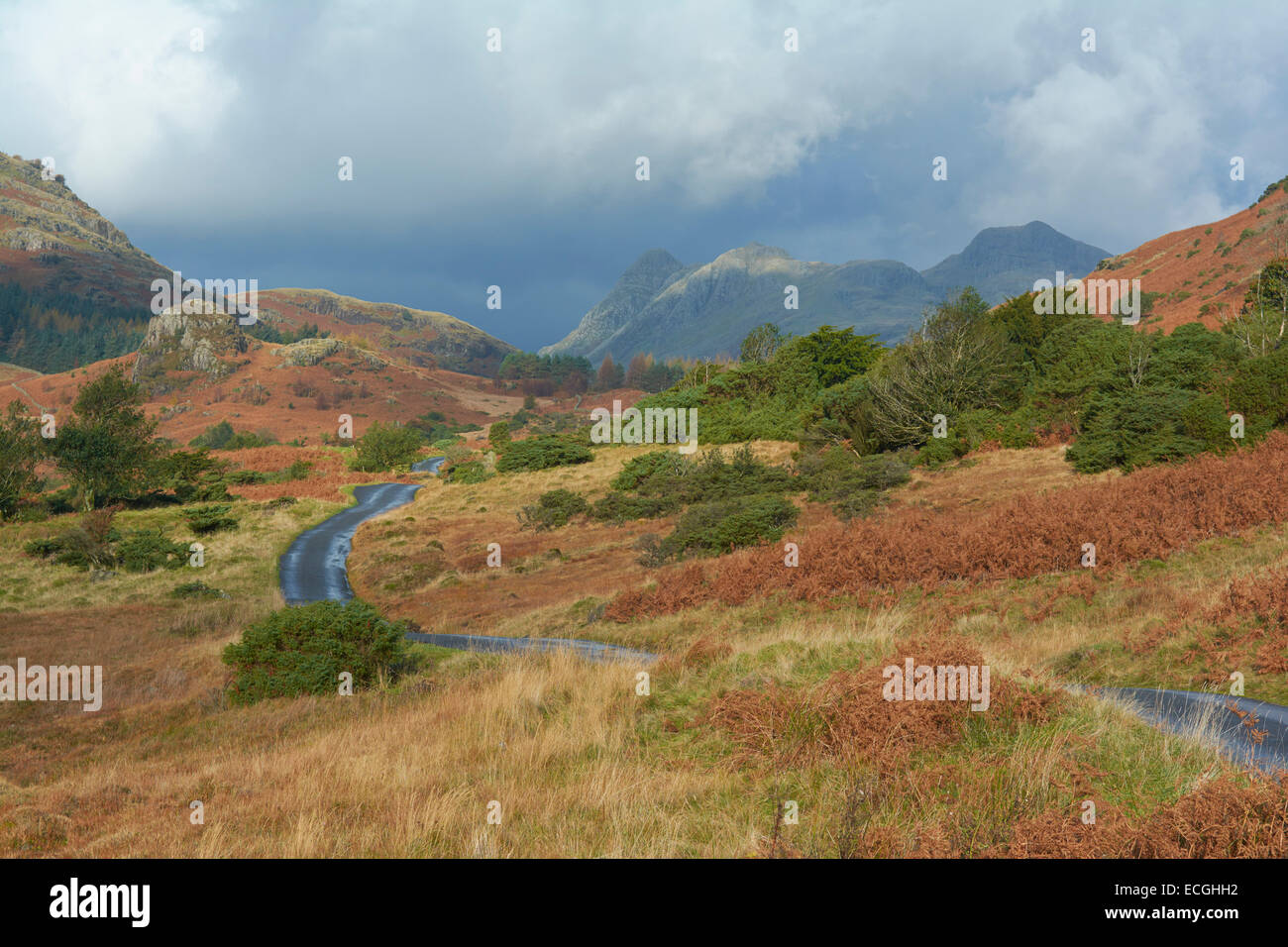 Little Langdale, Lake District, England, UK Stock Photo - Alamy