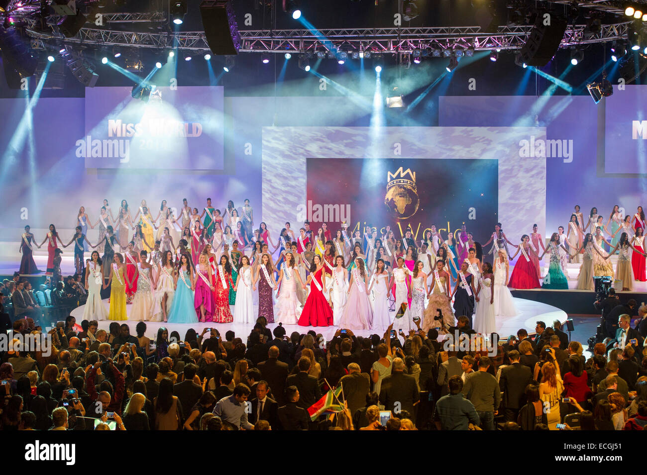Miss world 2014 final london hi-res stock photography and images - Alamy