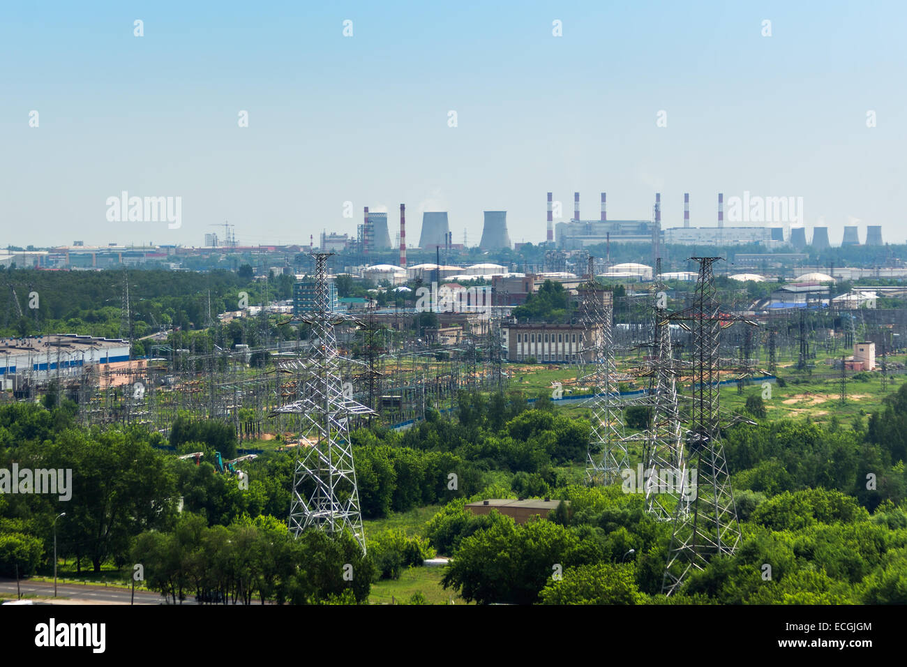 Moscow power plant hi-res stock photography and images - Alamy