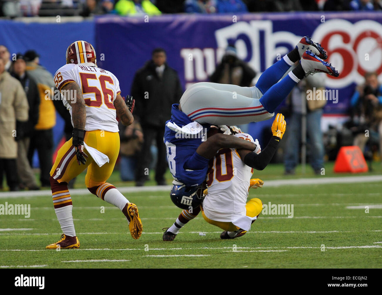 East Rutherford, New Jersey, USA. 14th Dec, 2014. Giants' tight end ...