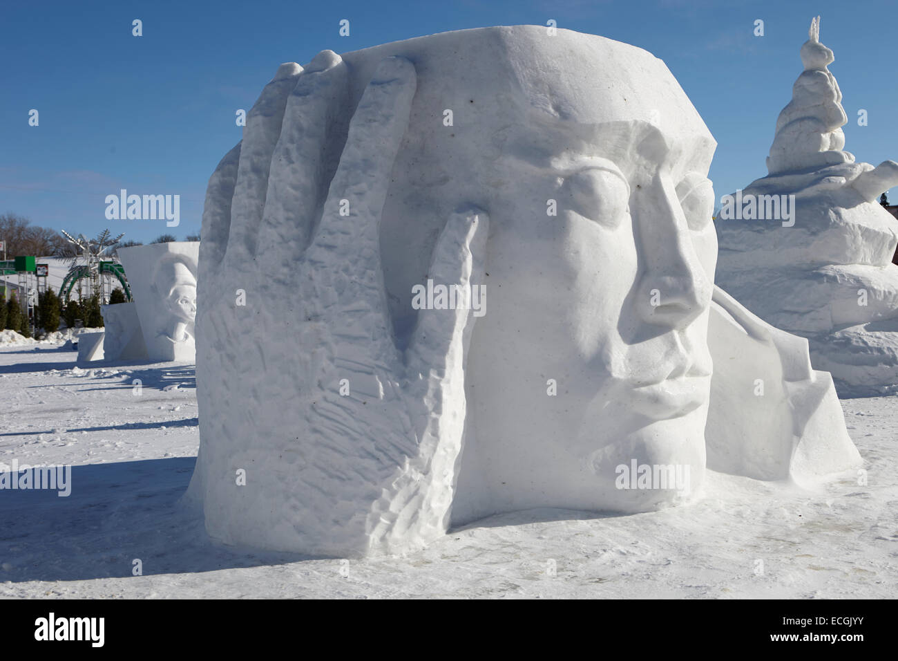 Quebec Winter Carnival Ice Sculptures
