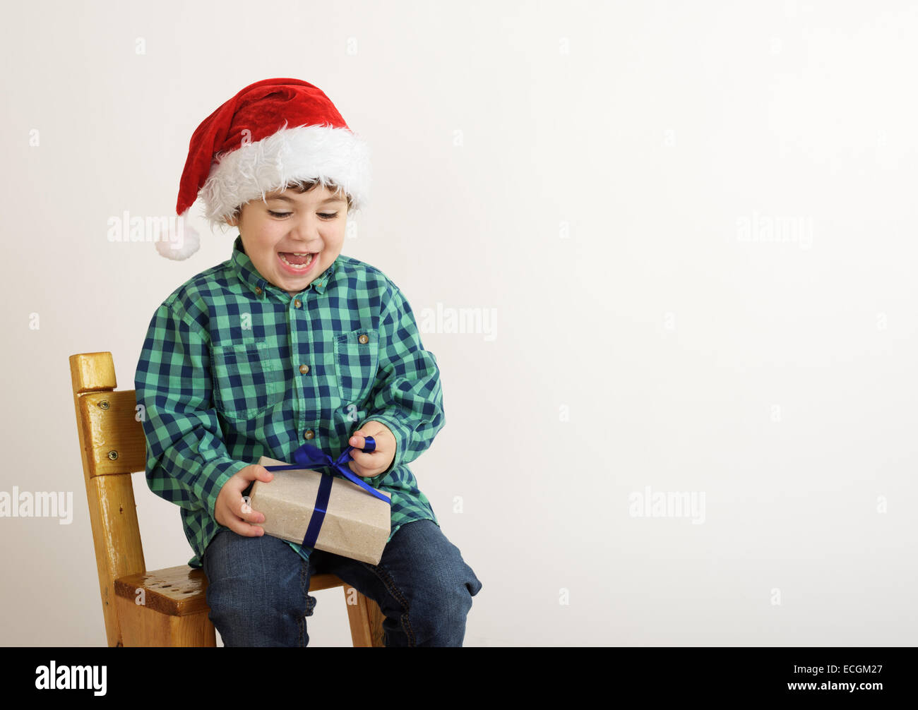 Boy santa claus hi-res stock photography and images - Alamy