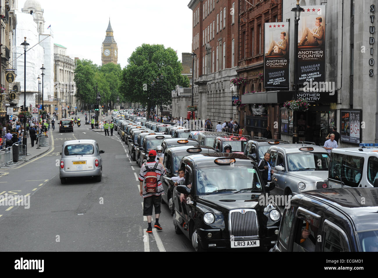 London's anti-Uber taxi protest brings traffic to standstill in london ...