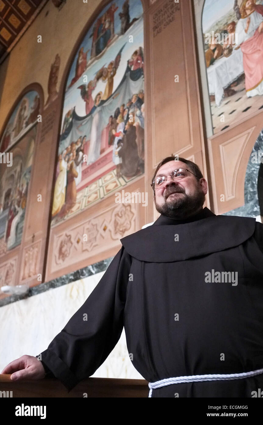 Jerusalem, Israel. 14th December, 2014. Polish born Father GUIDO HANSEL ...