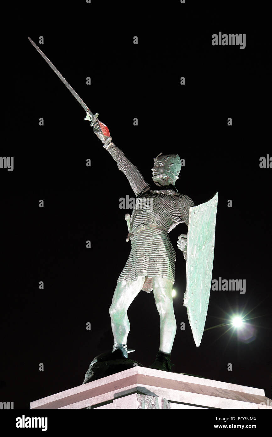 Alberto da Giussano statue, lega lombarda, hero, Italy, Lombardy ...
