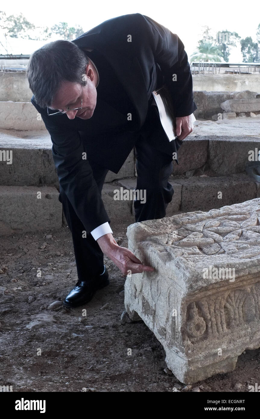 Jerusalem, Israel. 14th December, 2014. Father EAMON KELLY, Vice Charge ...