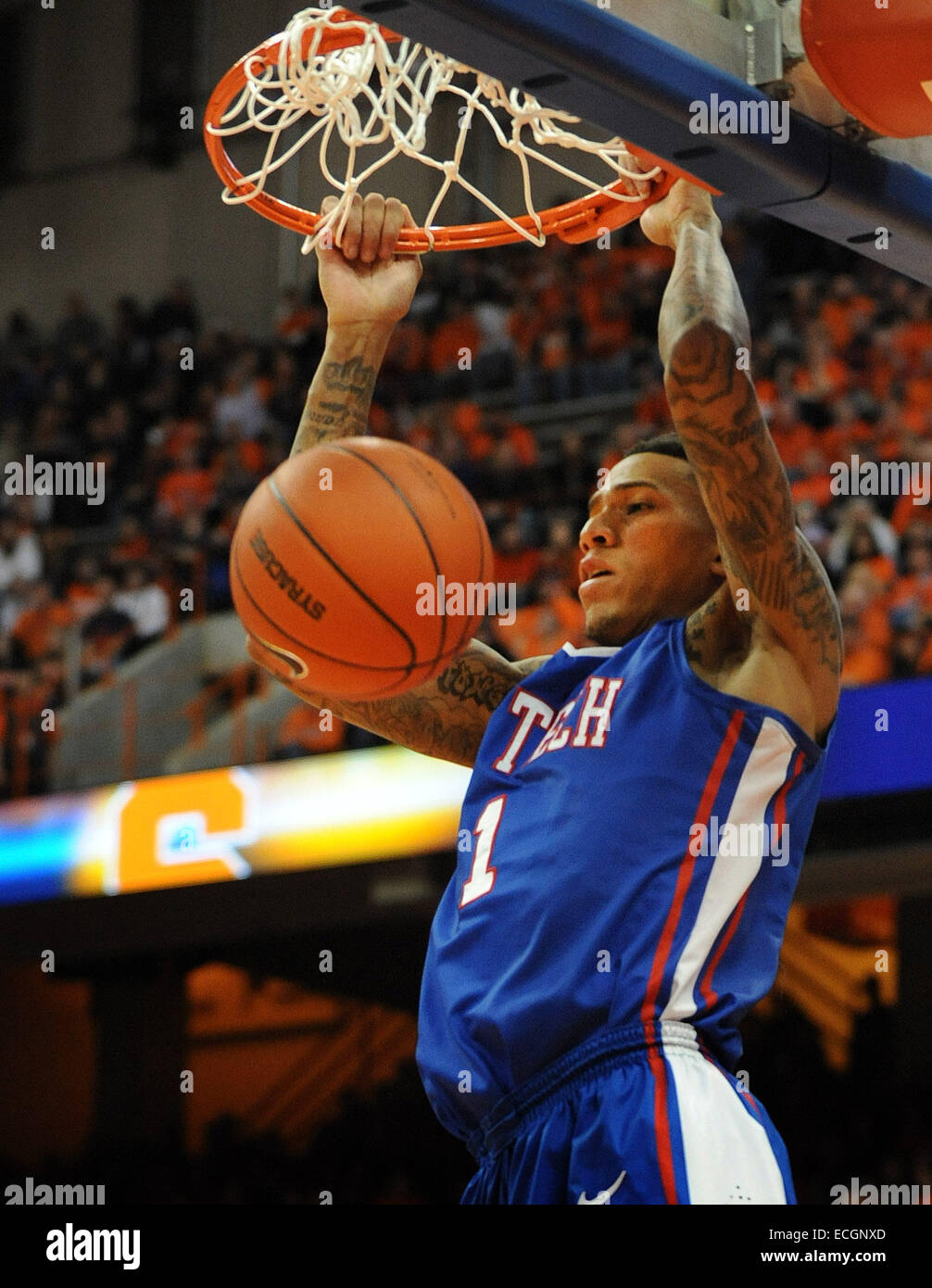 Syracuse, NY, USA. 14th Dec, 2014. Dec 14, 2014: Louisianna Tech ...