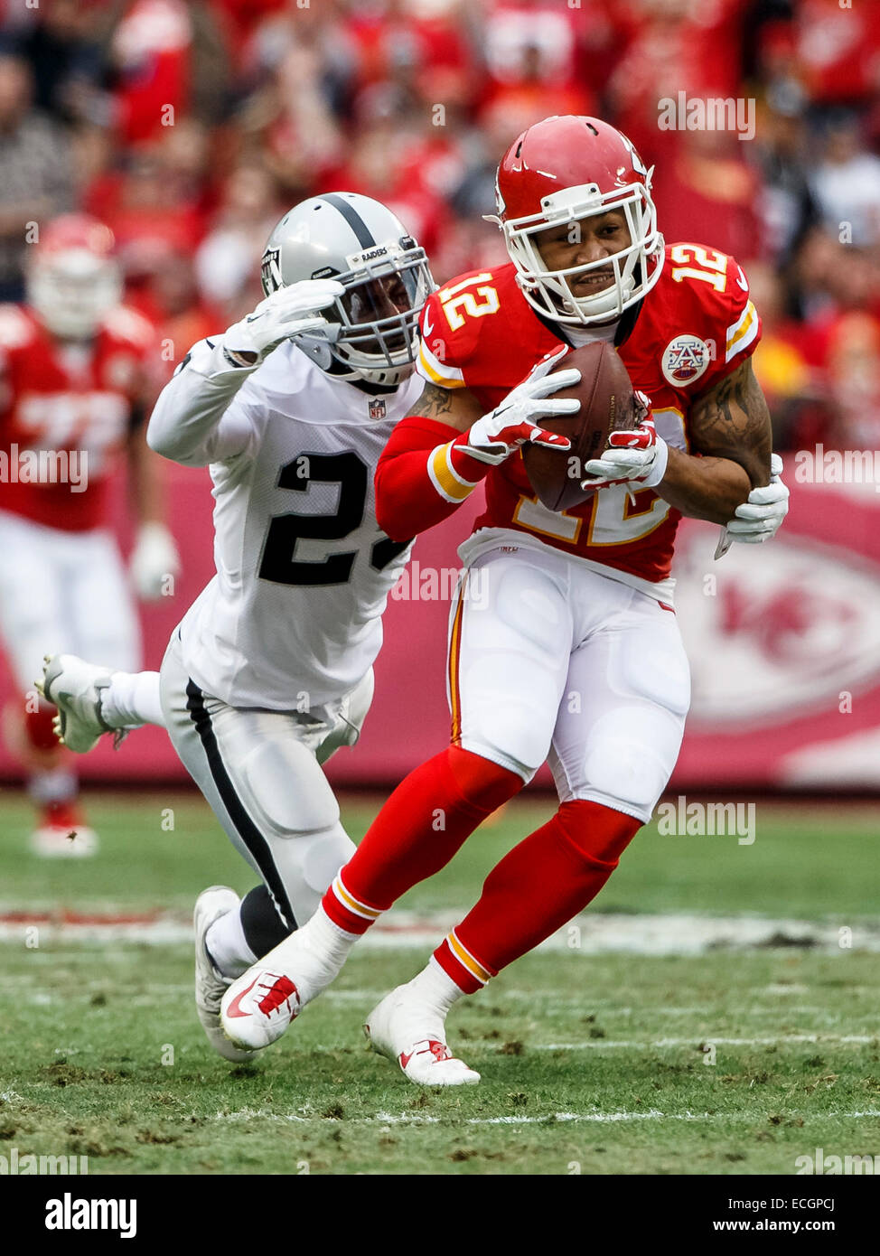 Kansas City, MO, USA. 14th Dec, 2014. Kansas City Chiefs wide receiver ...