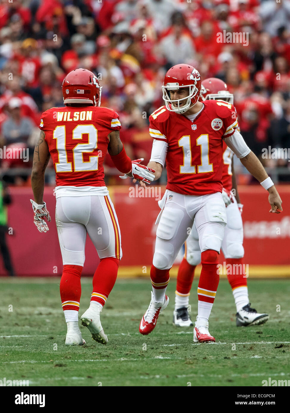 Kansas City, MO, USA. 14th Dec, 2014. Kansas City Chiefs quarterback ...