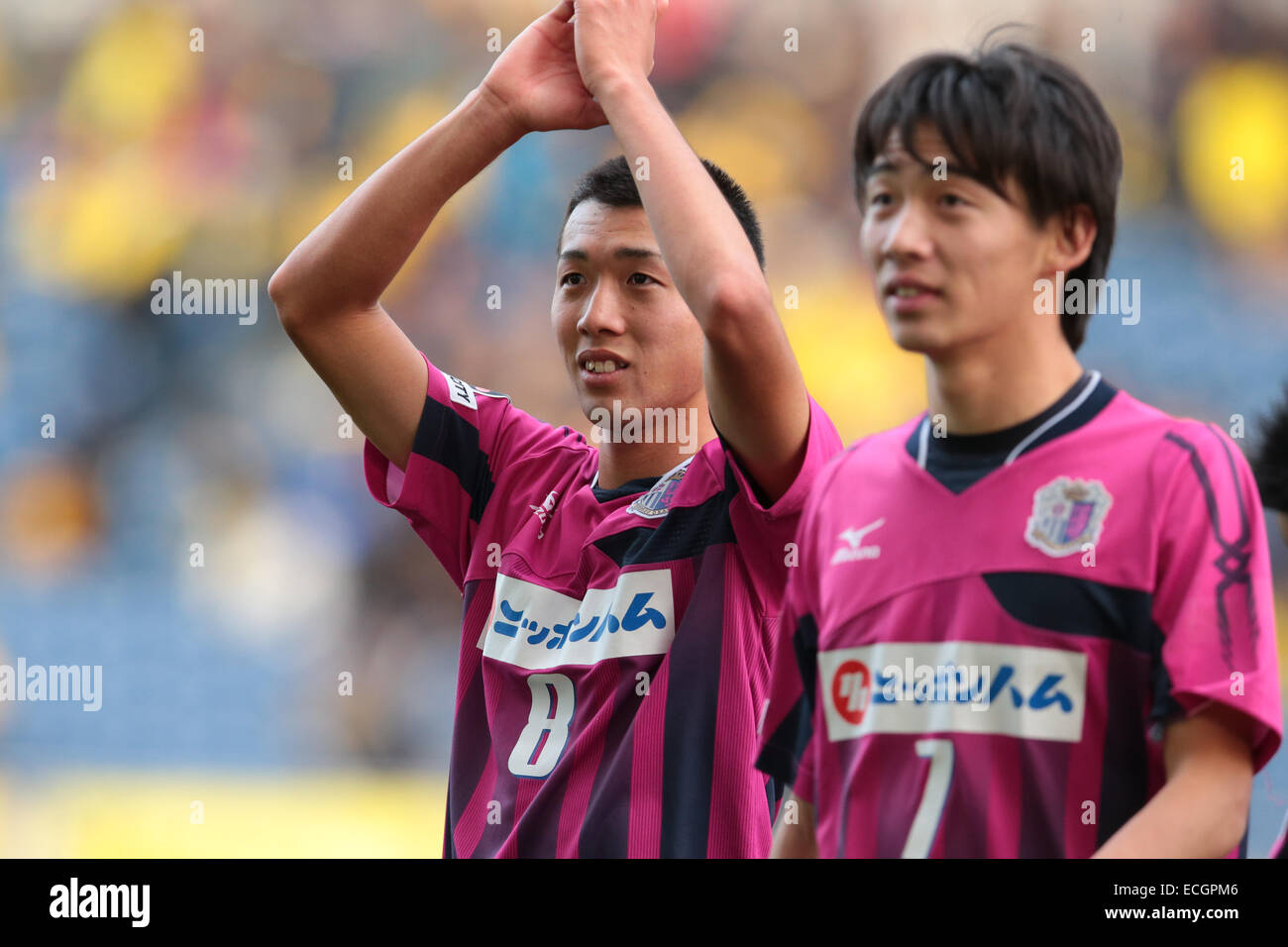 Saitama Stadium 2002, Saitama, Japan. 14th Dec, 2014. (L to R) Masaki Sakamoto, Masataka ...