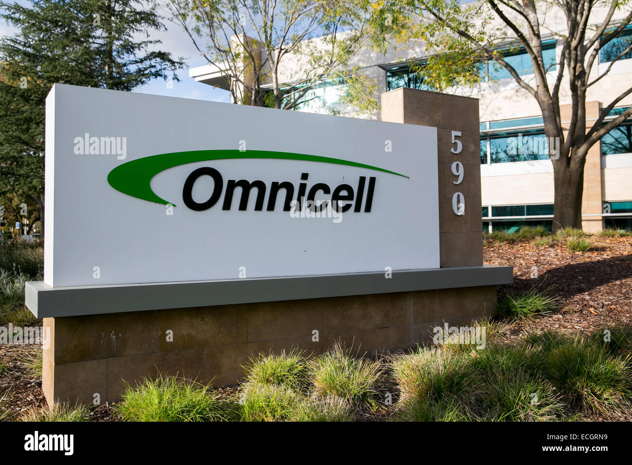 The headquarters of healthcare technology maker Omnicell Stock Photo ...