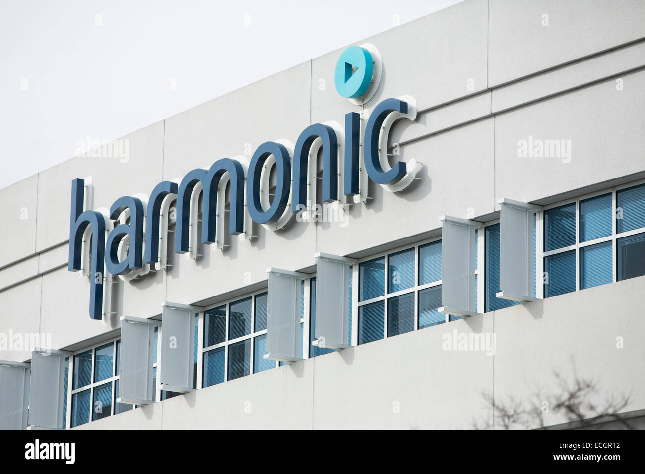 The headquarters of video infrastructure company Harmonic Stock Photo ...