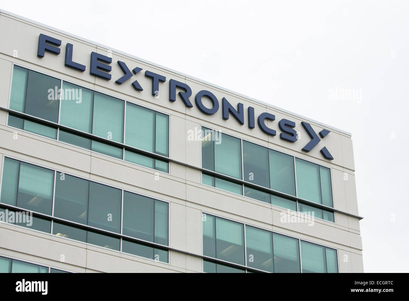 An office building occupied by electronics manufacturer Flextronics ...