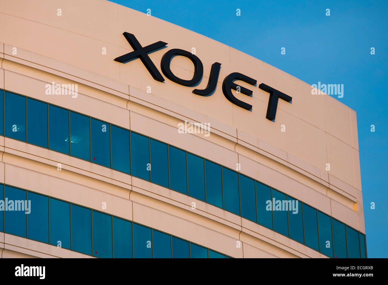 The headquarters of private jet charter company XOJET Stock Photo - Alamy