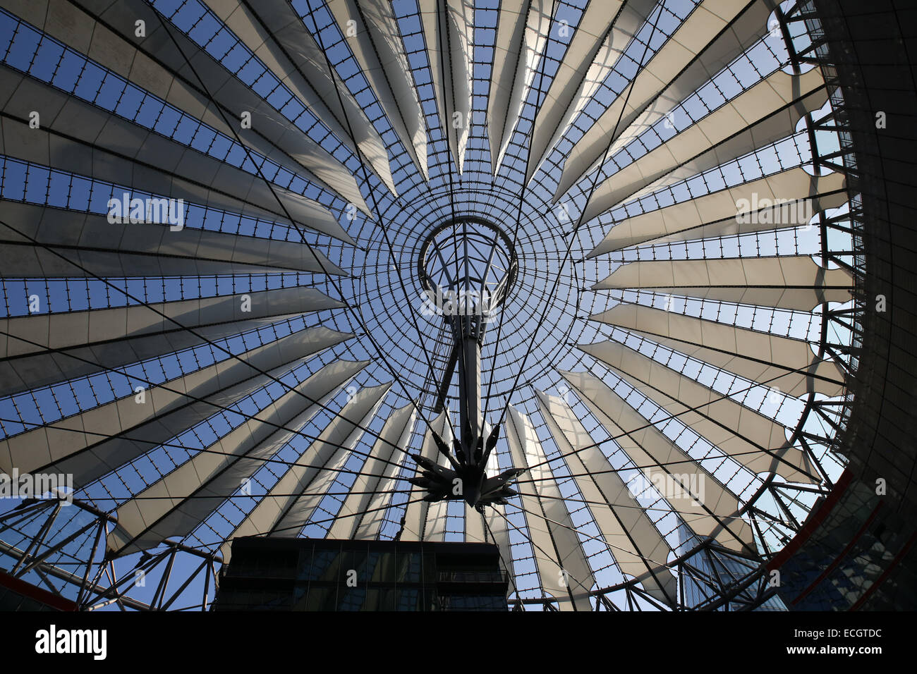 sony center berlin architecture Stock Photo - Alamy