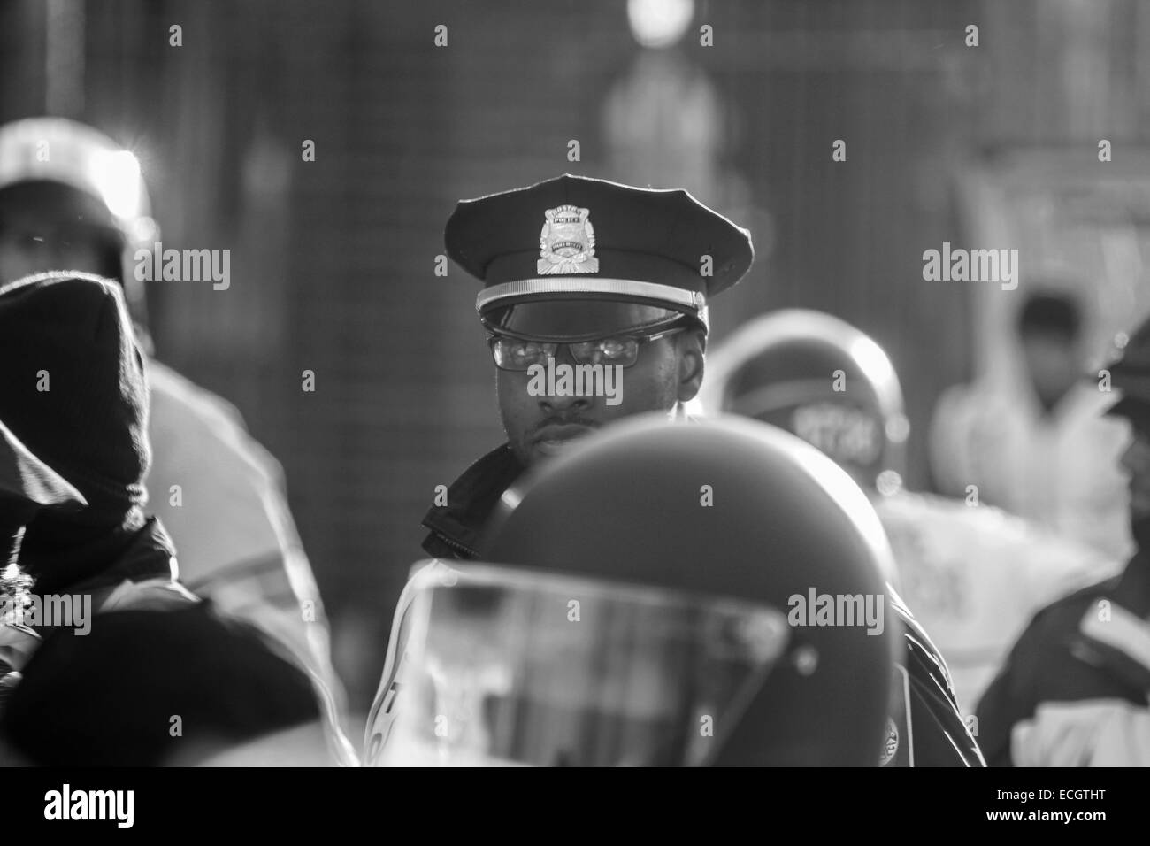 Protest police usa Black and White Stock Photos & Images - Alamy
