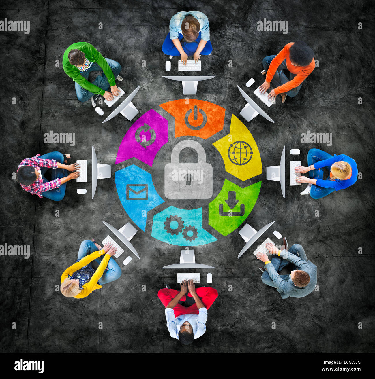 Using computer aerial hi-res stock photography and images - Alamy