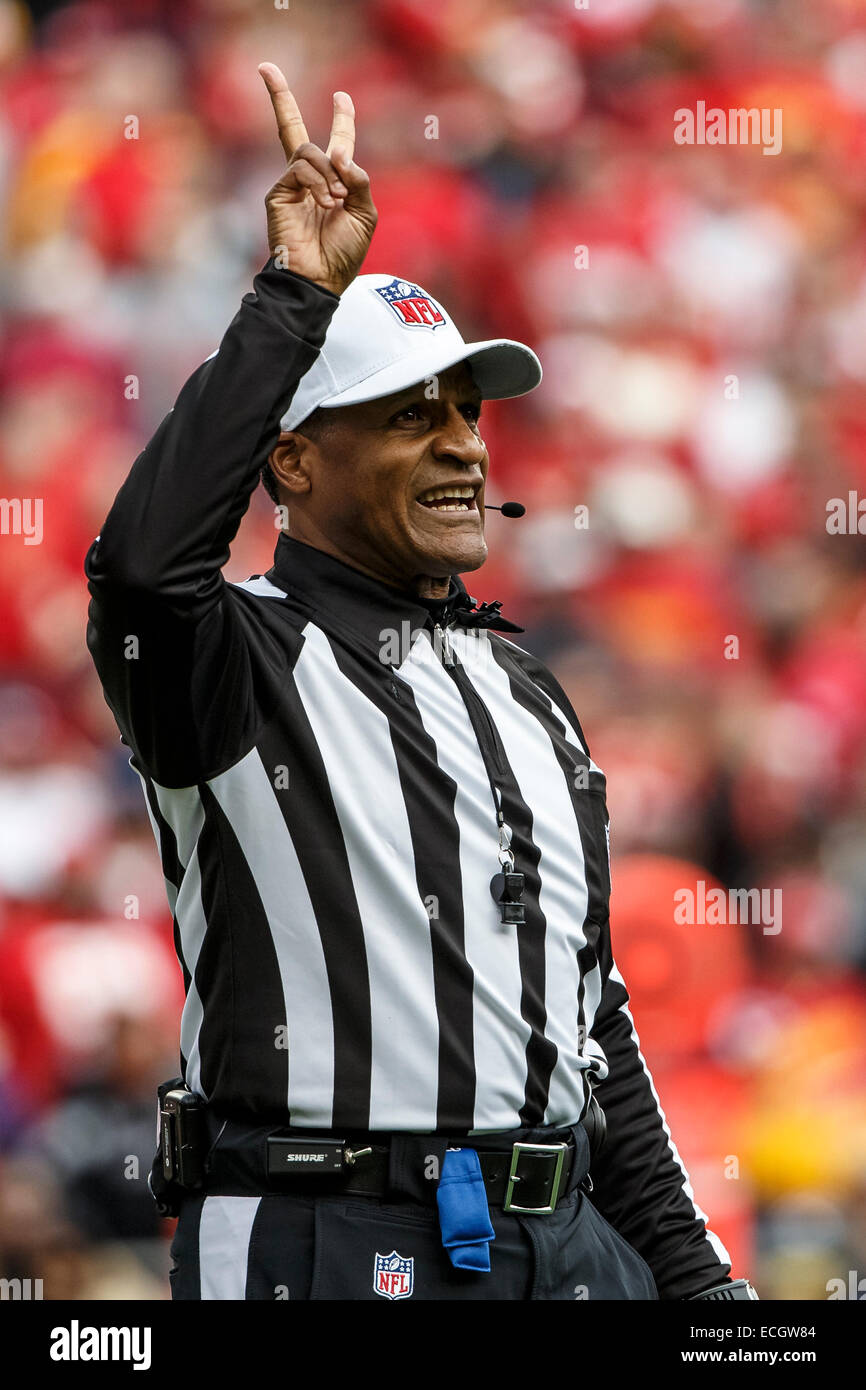 Kansas City, MO, USA. 14th Dec, 2014. referee Jerome Boger (23) during ...