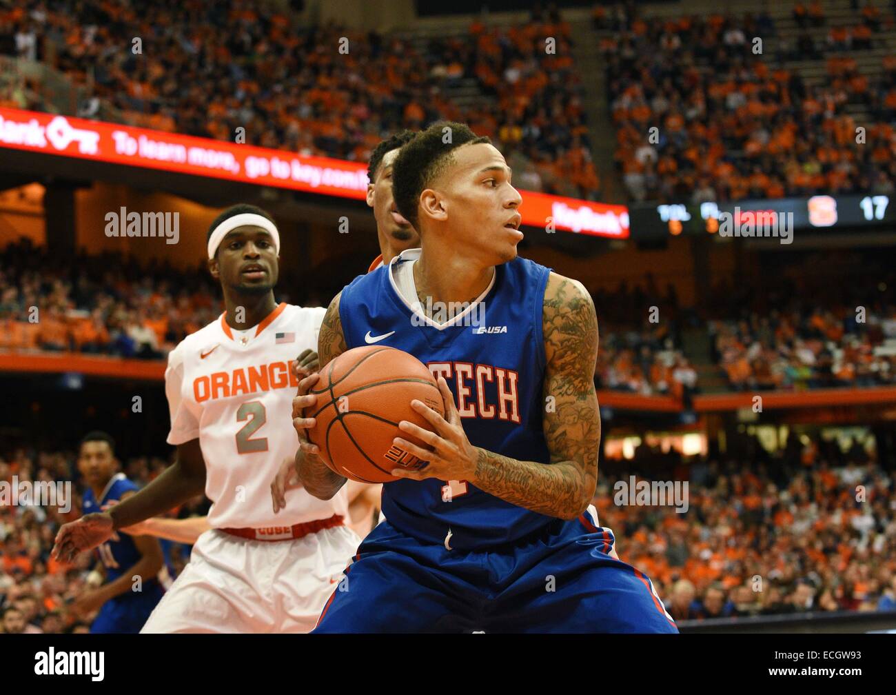 Syracuse, NY, USA. 14th Dec, 2014. Dec 14, 2014: Louisianna Tech ...