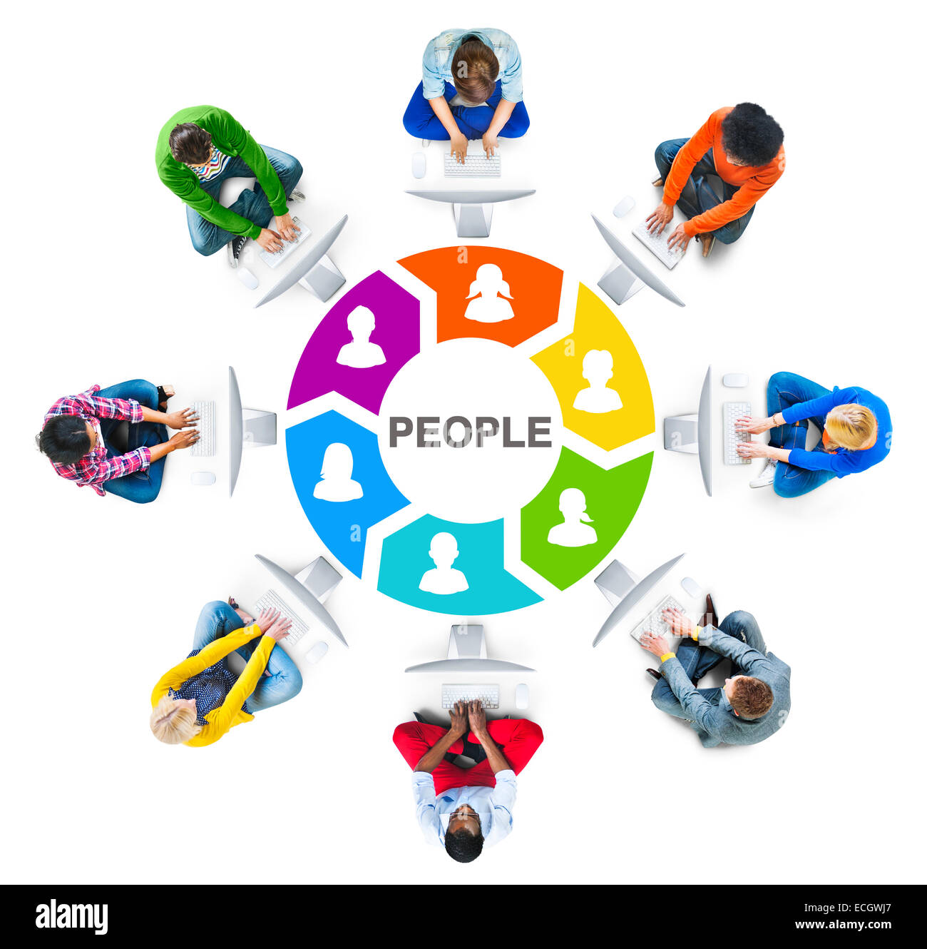 People Social Networking and People Concept Stock Photo - Alamy