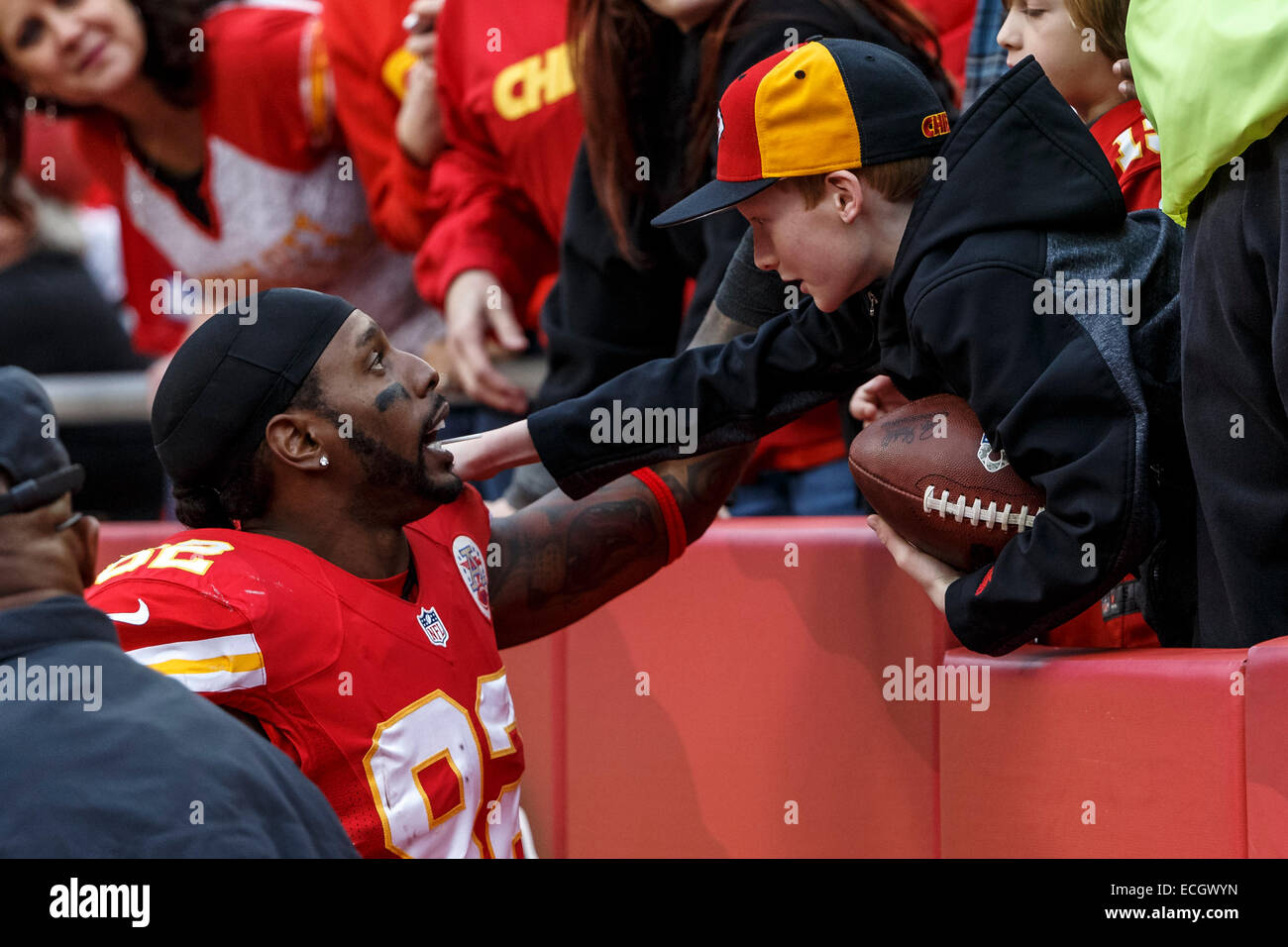 Kansas City, MO, USA. 14th Dec, 2014. Kansas City Chiefs wide receiver ...