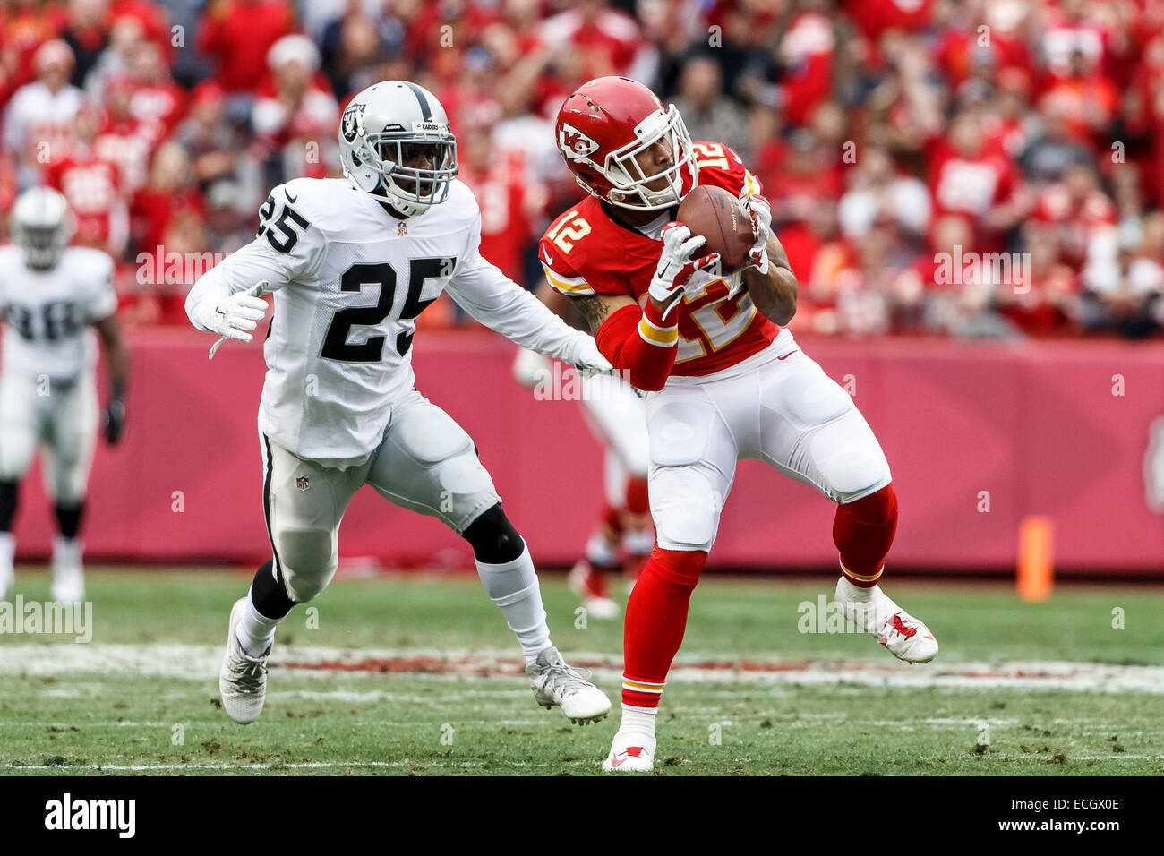 Kansas City, MO, USA. 14th Dec, 2014. Kansas City Chiefs wide receiver ...