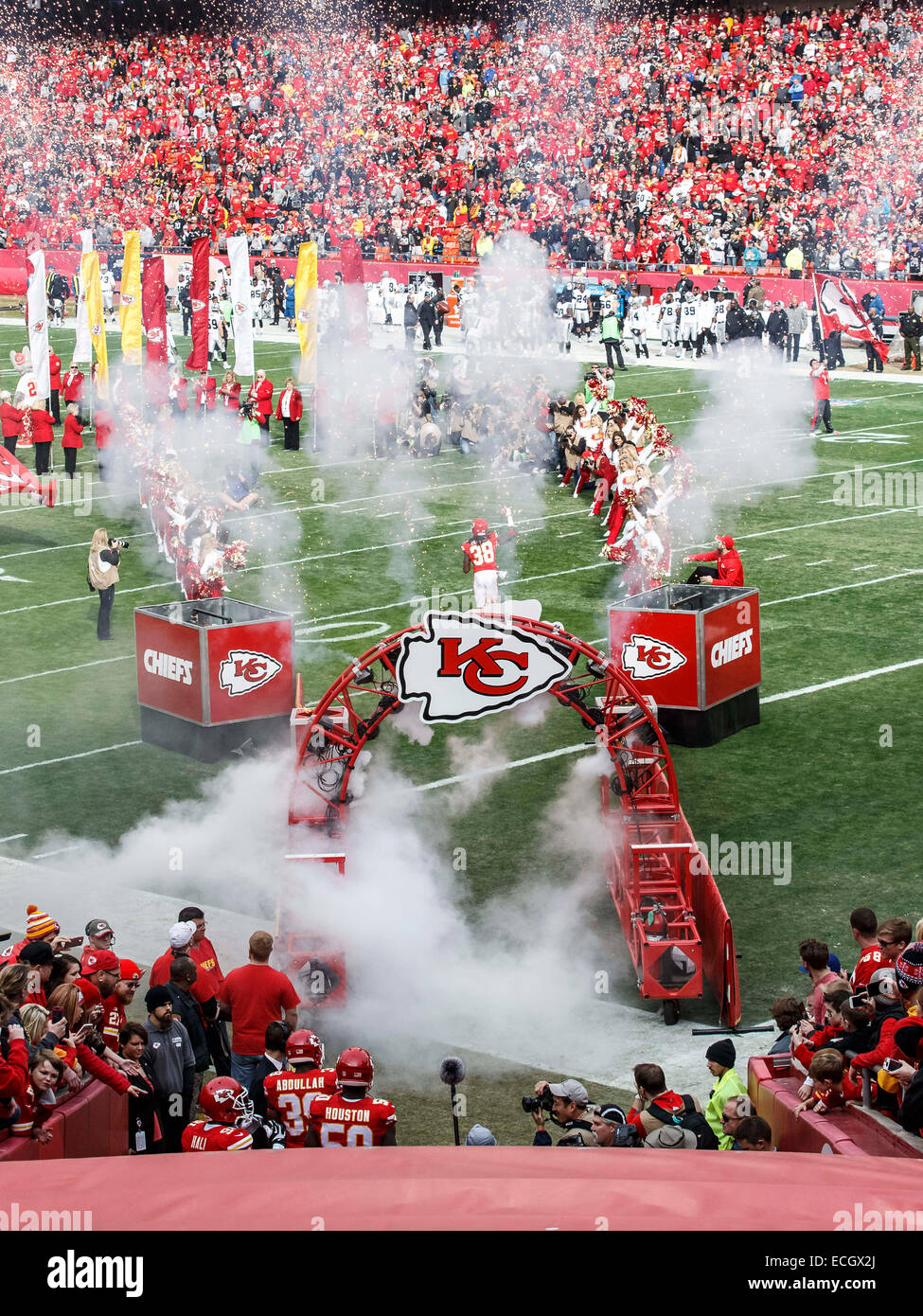 Kansas City, MO, USA. 14th Dec, 2014. Kansas City Chiefs strong safety ...