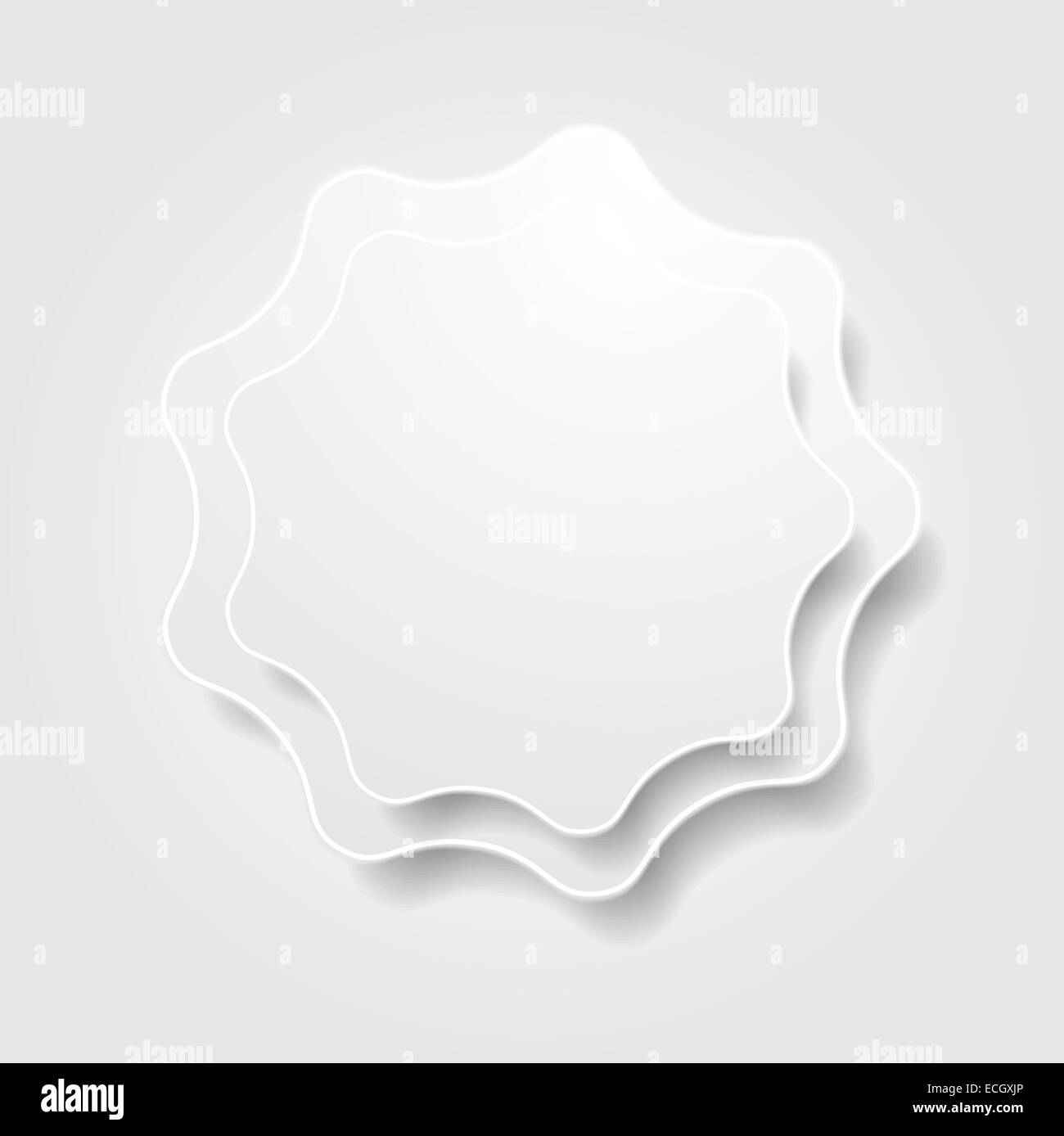 Abstract grey wavy shape design. Vector background Stock Photo - Alamy