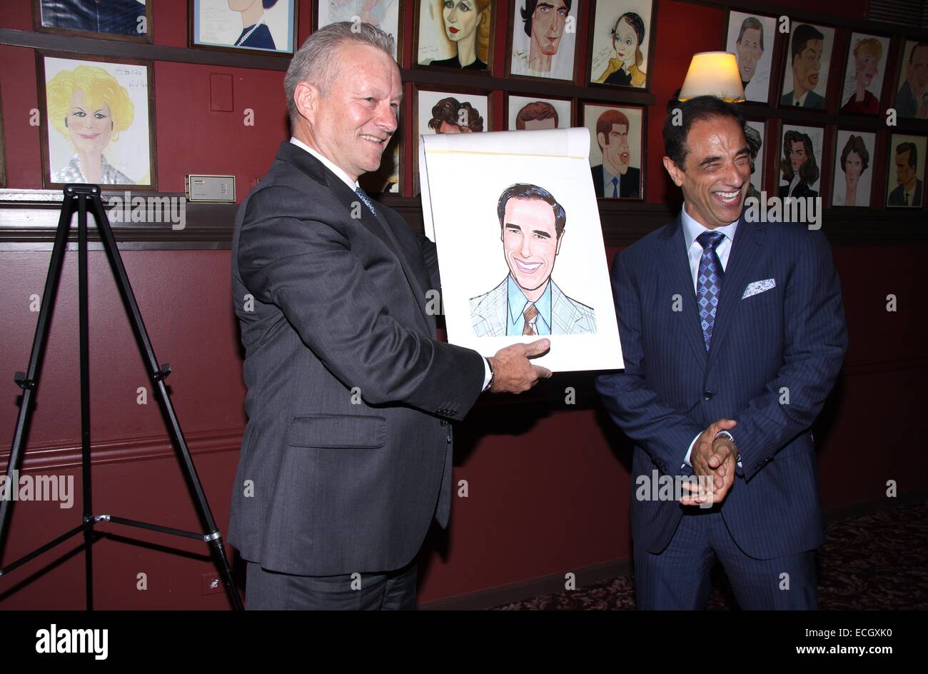 Hal Luftig Portrait Unveiling at Sardi's Times Square restaurant ...