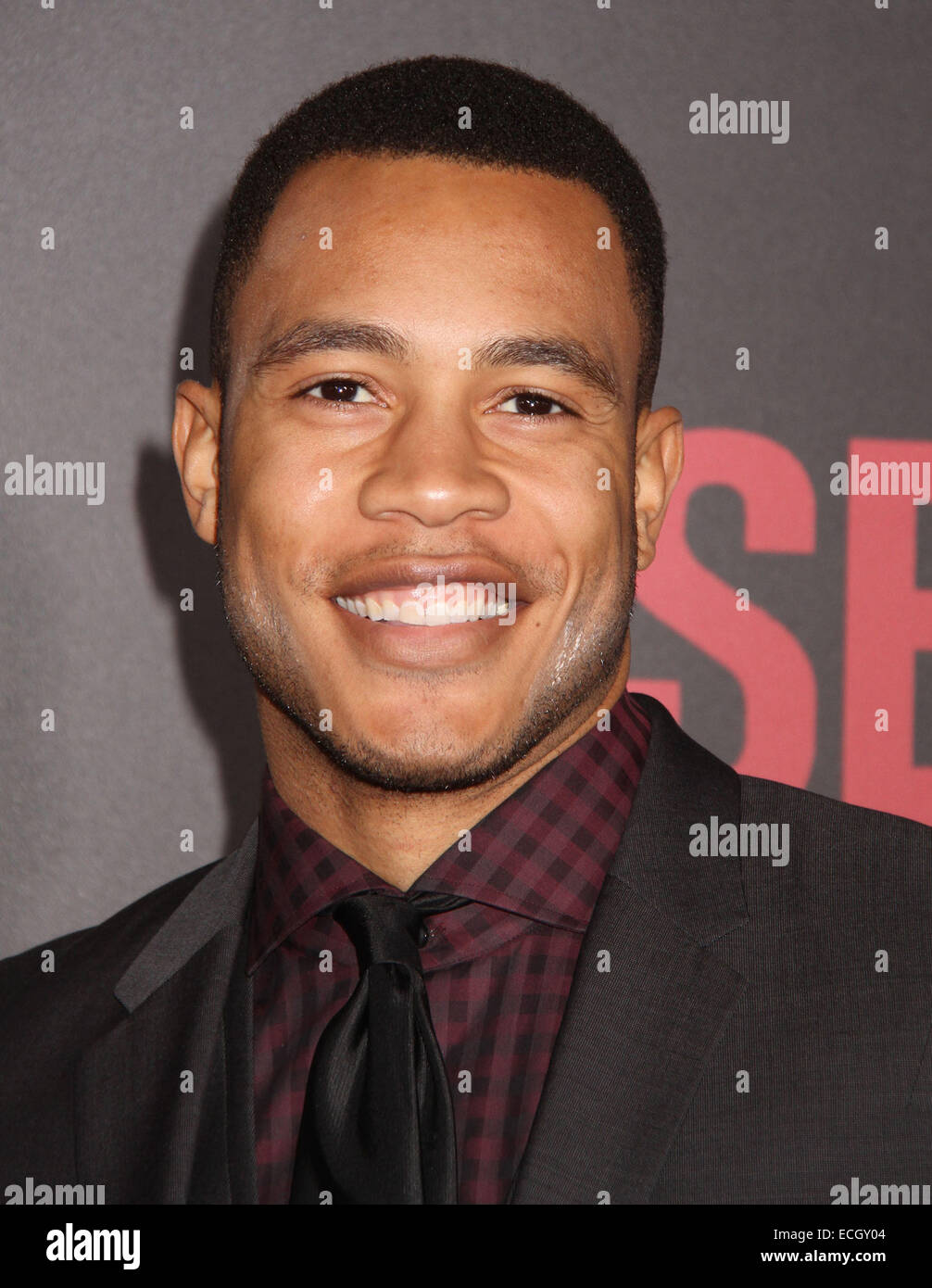 New York, USA. 14th Dec, 2014. Actor TREY BYERS attends the New York ...