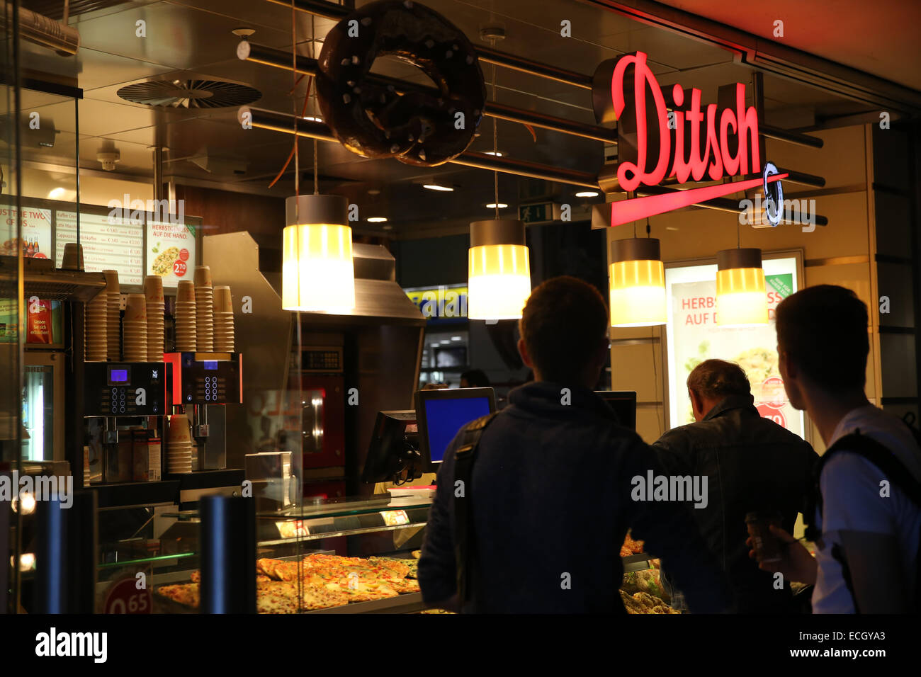 ditsch german pretzel snack chain Stock Photo - Alamy