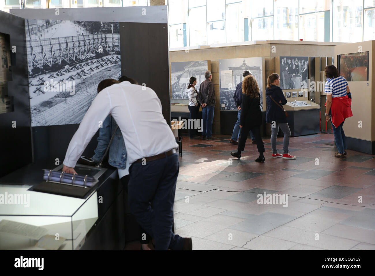 inside palace of tears museum berlin Stock Photo - Alamy