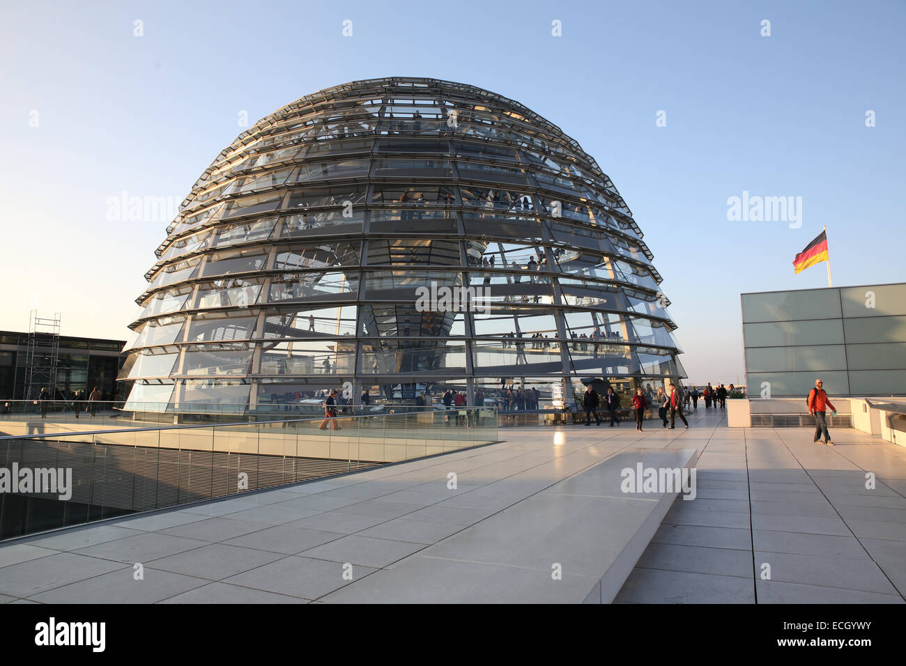 germany Reichstag dome exterior travel attraction Stock Photo - Alamy