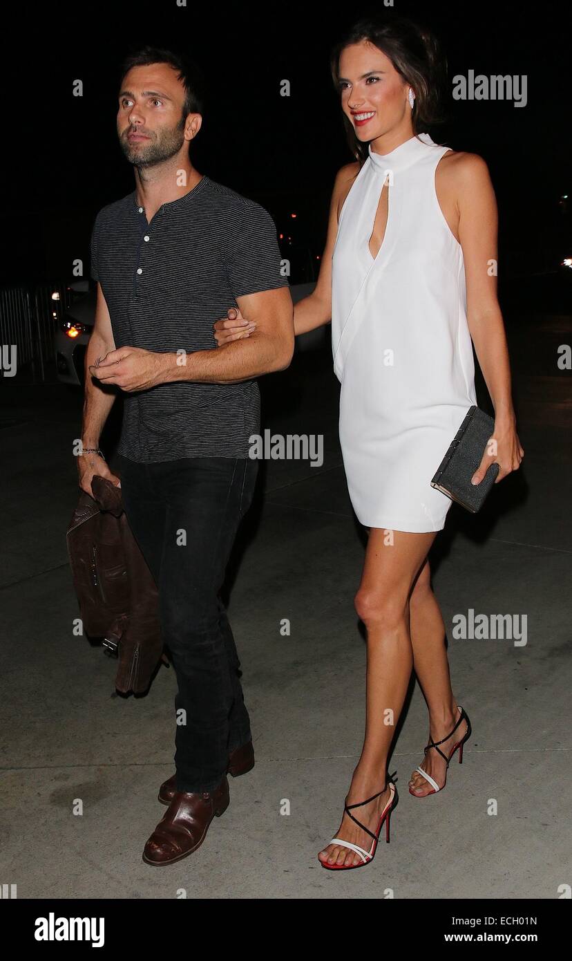 Alessandra Ambrosio and fiance, Jamie Mazur on a night out together in ...