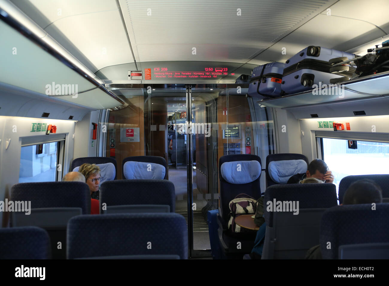 inside german train railway Stock Photo - Alamy