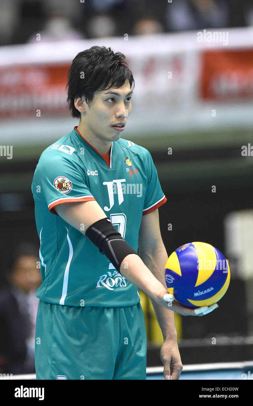 Yu Koshikawa (Thunders), DECEMBER 14, 2014 - Volleyball : 2014 Emperor ...