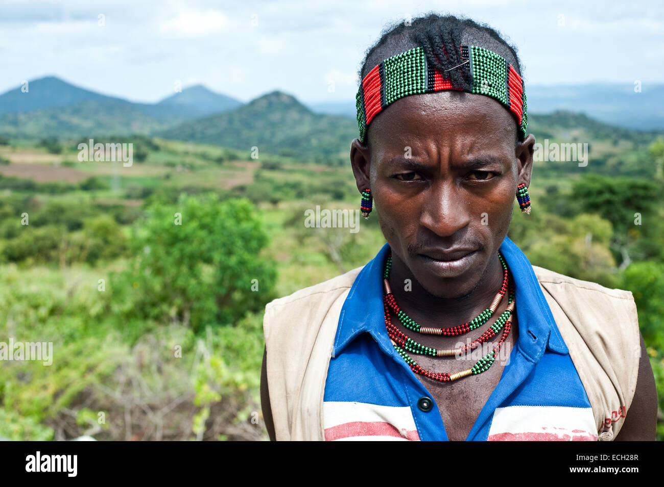 Man belonging to the Banna tribe ( Ethiopia Stock Photo - Alamy