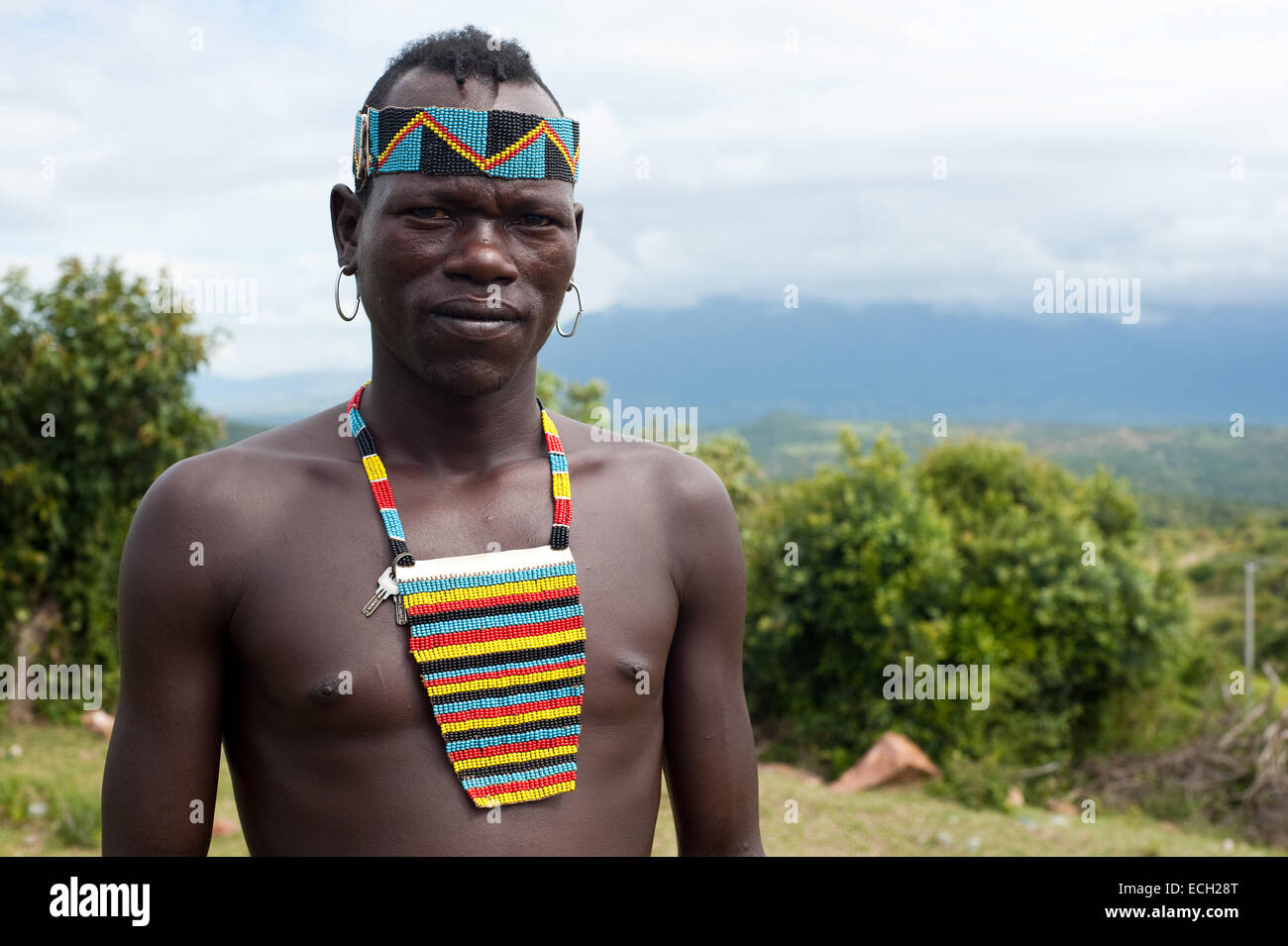 Man belonging to the Banna tribe ( Ethiopia Stock Photo - Alamy