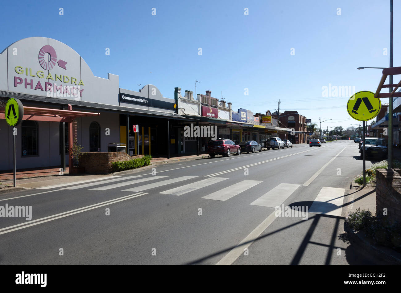 Castlereagh Highway, Main Street, Gilgranda, New South Wales, Australia ...