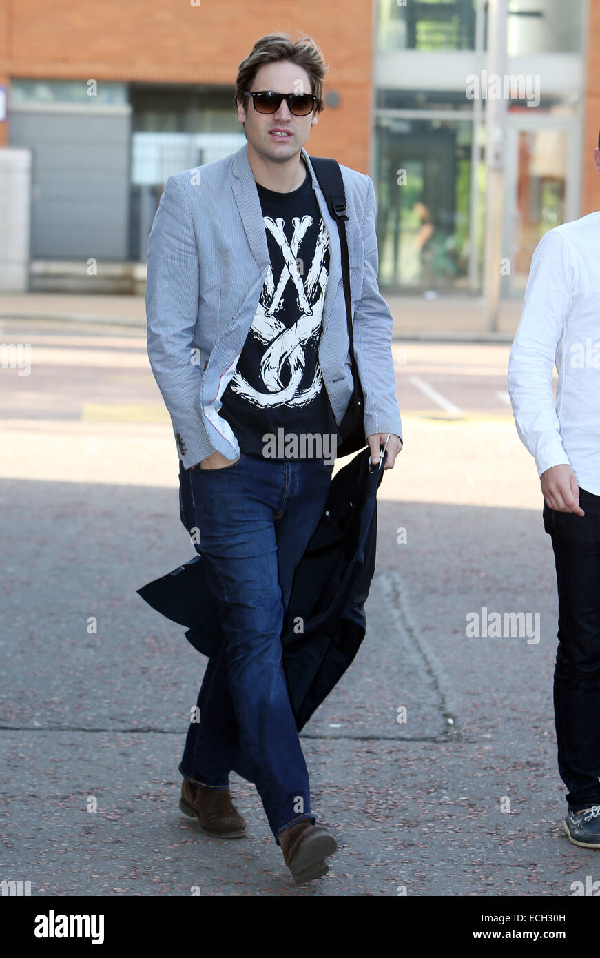 Charlie Simpson outside the ITV studios Featuring: Charlie Simpson ...