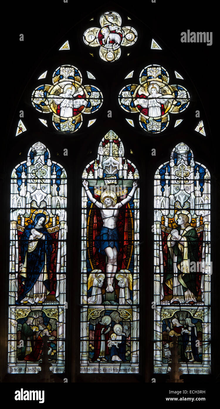 The East Window, St. Mary`s Church, Blakesley, Northamptonshire ...