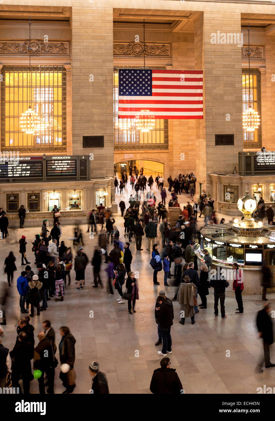Grand Central Terminal, Grand Central Station, 42nd Street and Park Avenue, Manhattan, New York ...