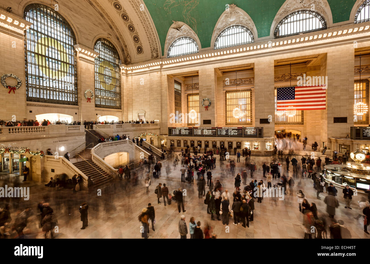 Grand Central Terminal, Grand Central Station, 42nd Street and Park Avenue, Manhattan, New York ...