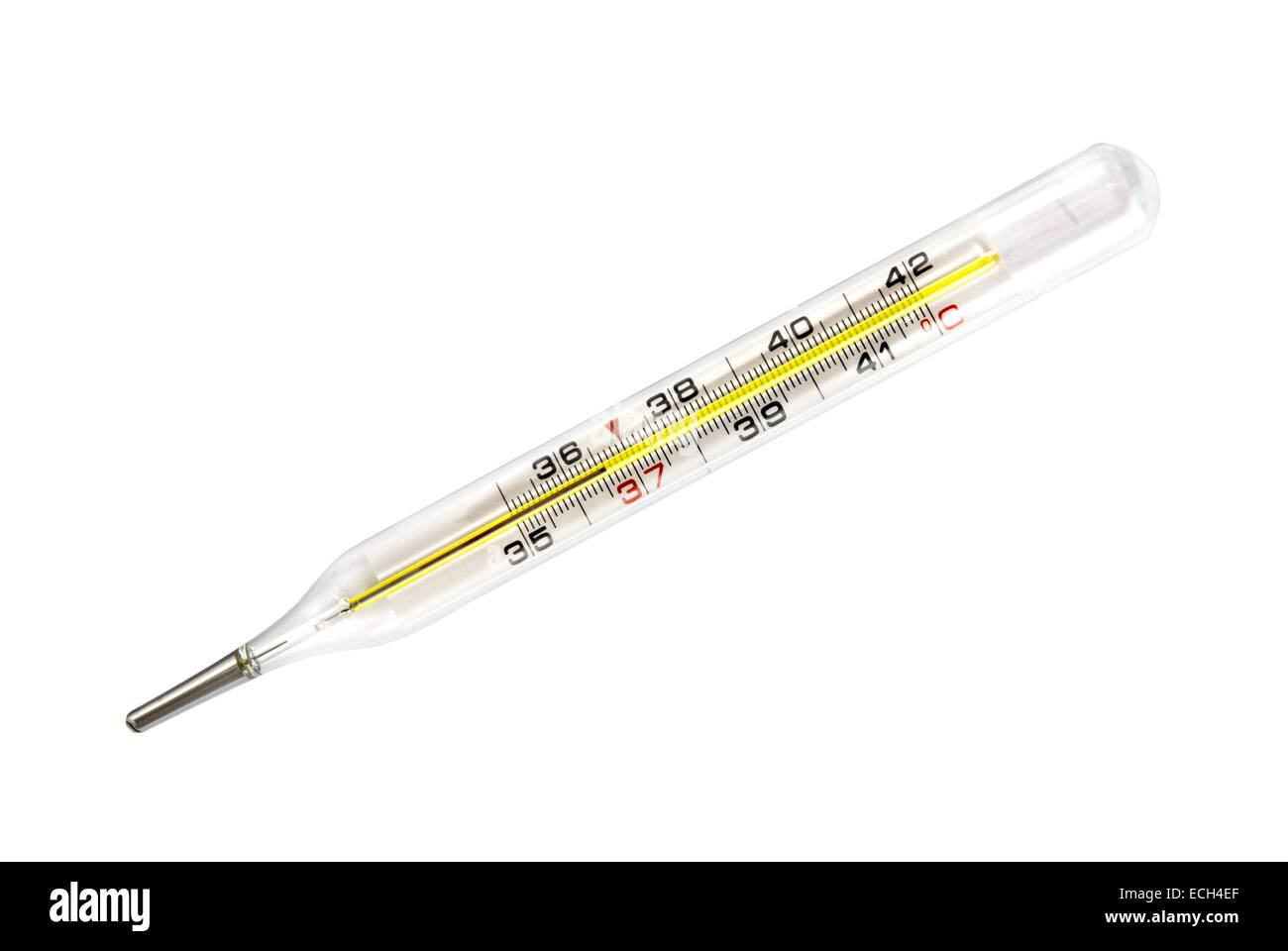 medical thermometer isolated on white Stock Photo - Alamy